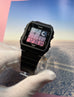 Synthwave Sunset - Customized Vintage Retro Pink & Black Casio Watch ...